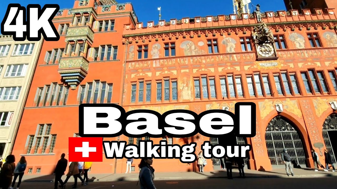 (4K) Basel City Switzerland walking tour - YouTube