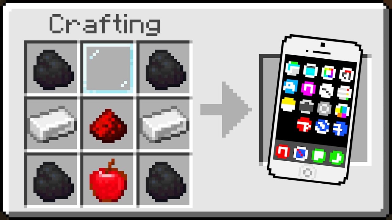 We Crafted REAL LIFE Items in Minecraft… - YouTube