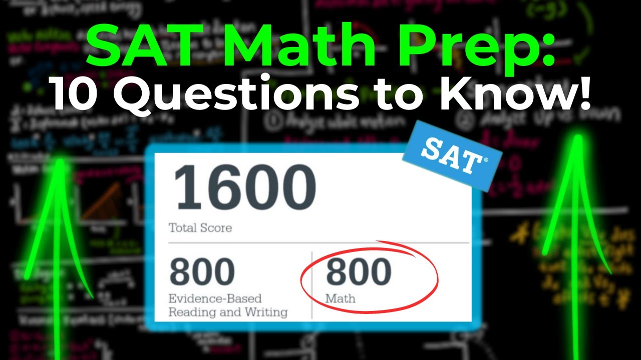 10 Must Know SAT MATH Questions (2024) - YouTube