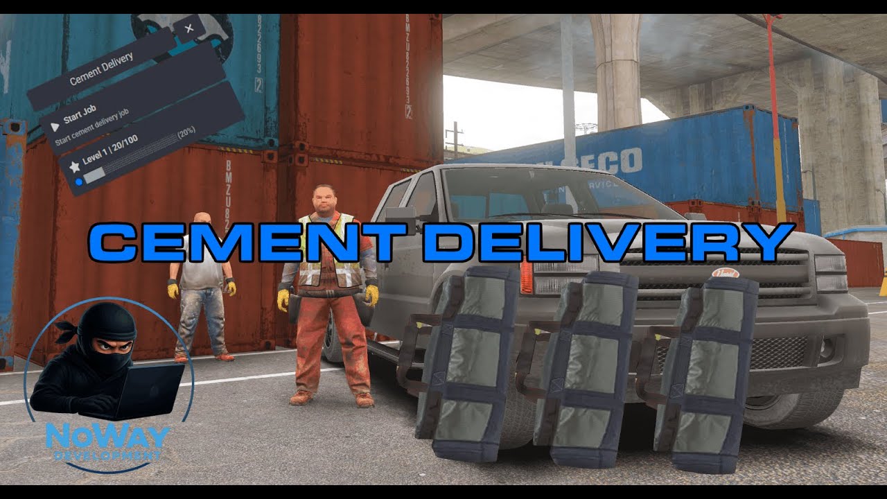 [QB / QBX / ESX] Cement Delivery Job - YouTube