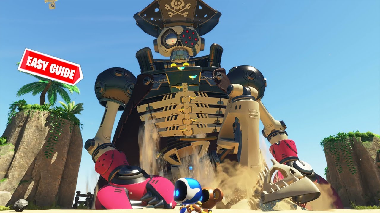 Astro Bot - Captain Pincher Boss Fight & Bot Rescued Location! - YouTube