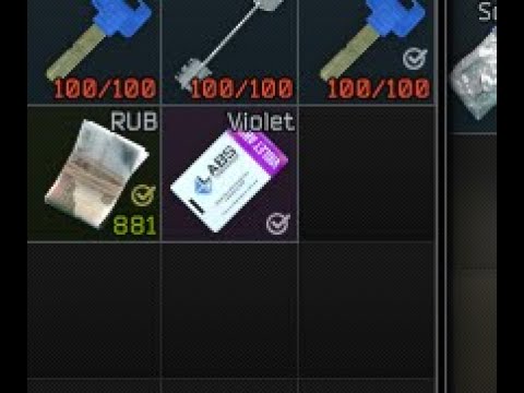 Violet Keycard + an insane bomber helmet save in Escape From Tarkov ...