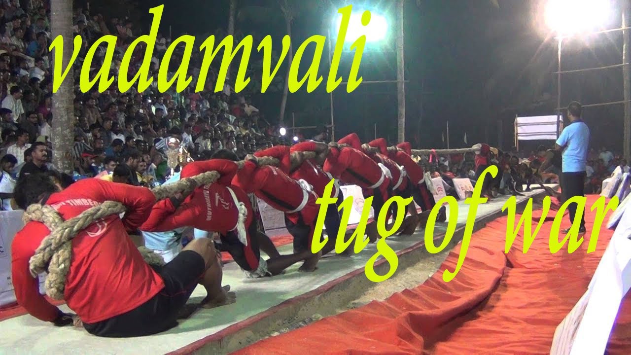 VADAMVALI.... TUG OF WAR... KERALA PULL THE ROPE, - YouTube