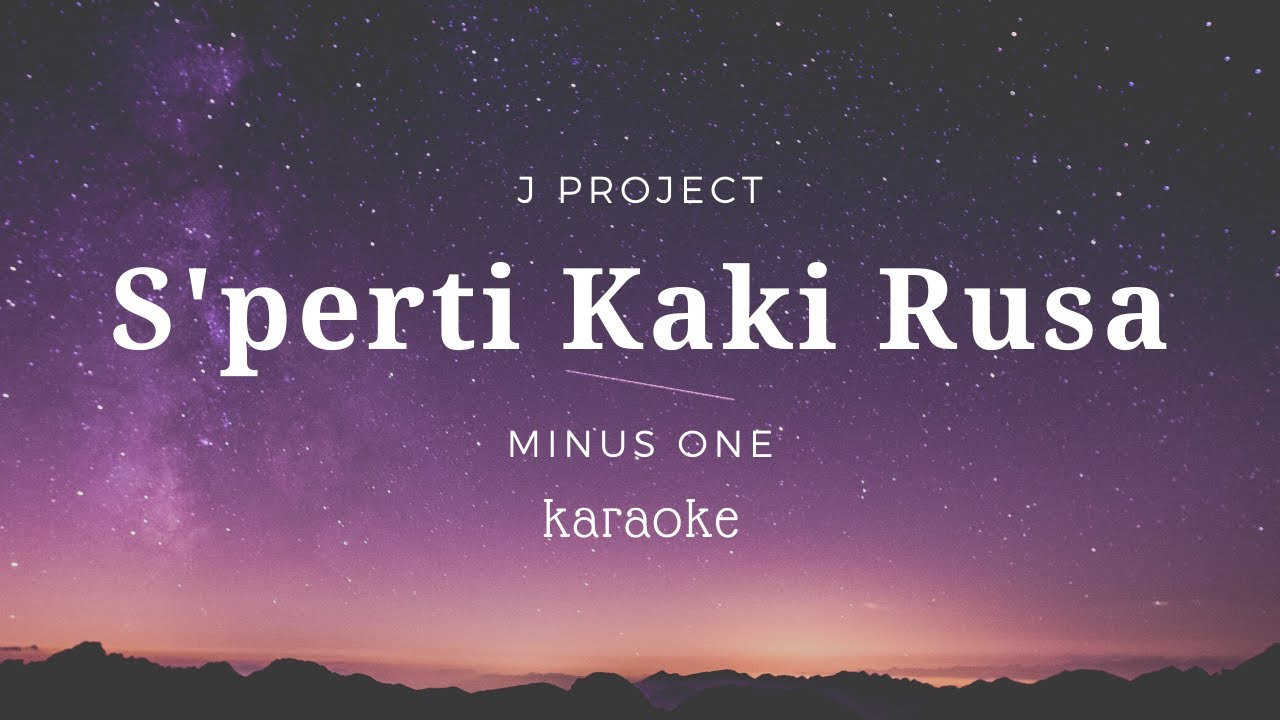 S'PERTI KAKI RUSA | Jason Irwanto | By Ps.Daud Tony | Karaoke | Minus ...