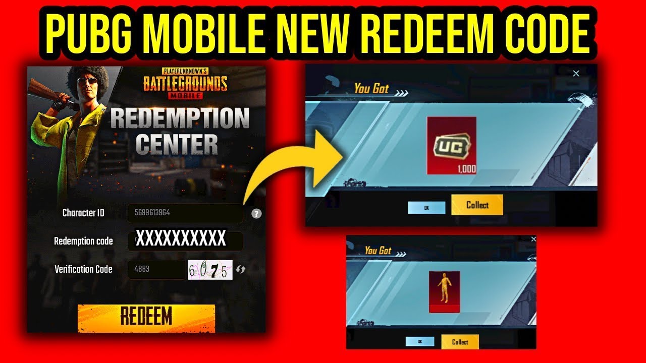 TODAY NEW REDEEM CODE PUBG MOBILE ! LATEST REDEEM CODES REWARDS | PUBG ...
