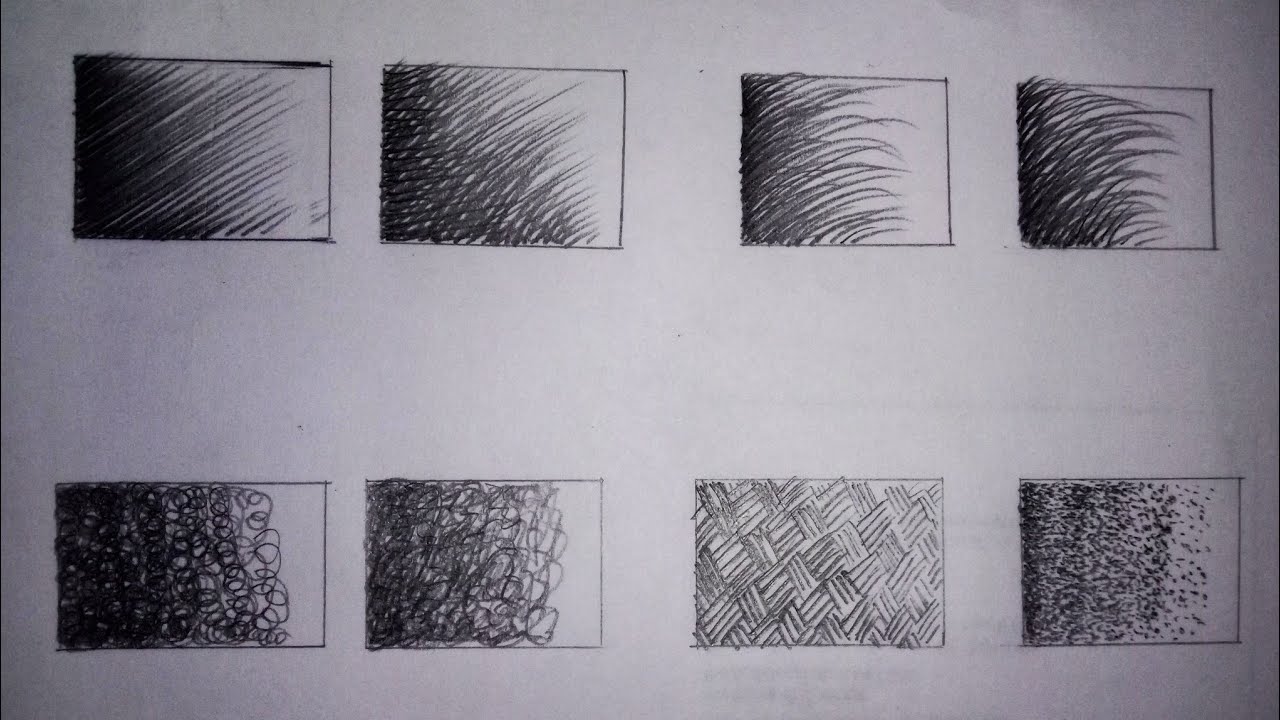 8 types of shading technique 🖌️🎨 - YouTube
