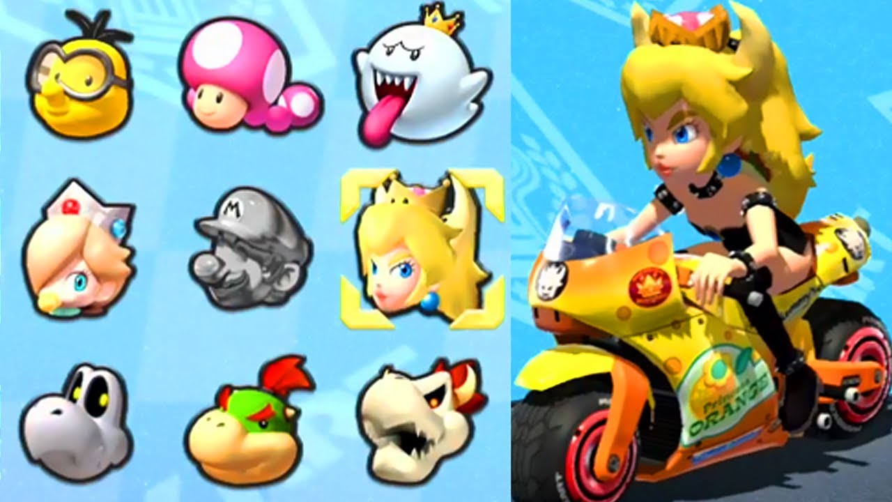 Bowsette in Mario Kart 8 Deluxe! (Moon Cup) - YouTube