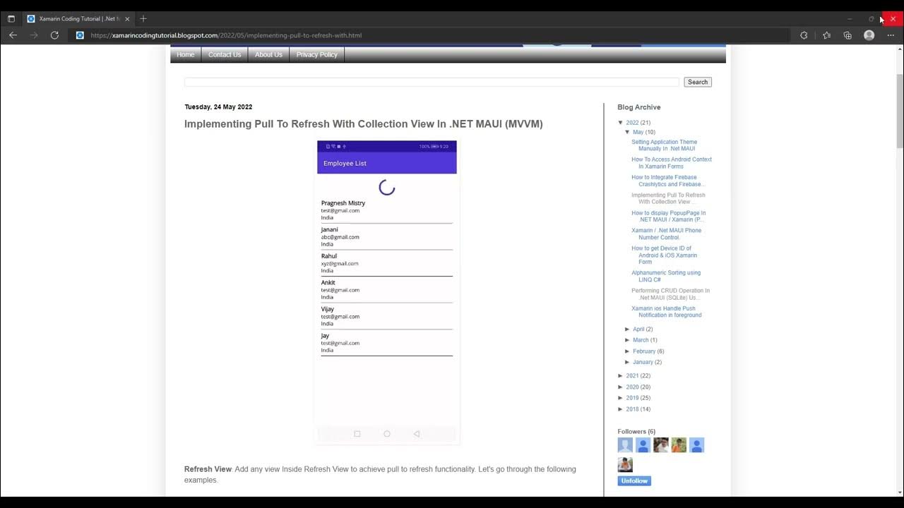 Implementing Data Binding and MVVM Basics In .NET MAUI (Collection View, Pull To Refresh) - YouTube