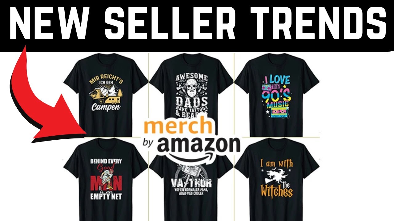 TOP 5 NICHES Niche Research Merch by Amazon New Seller Trends for ...