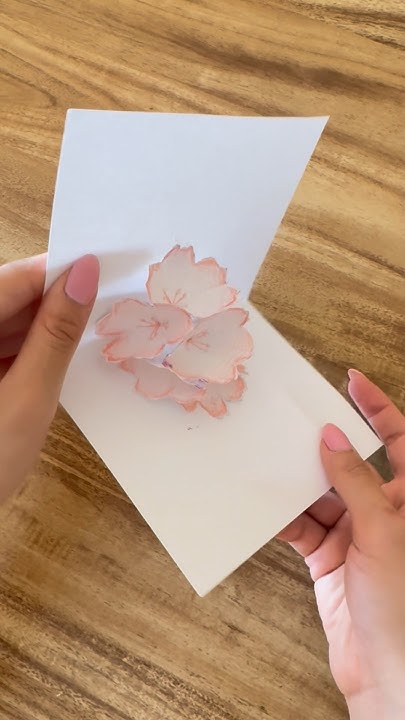 3D Flowers Card Tutorial - YouTube