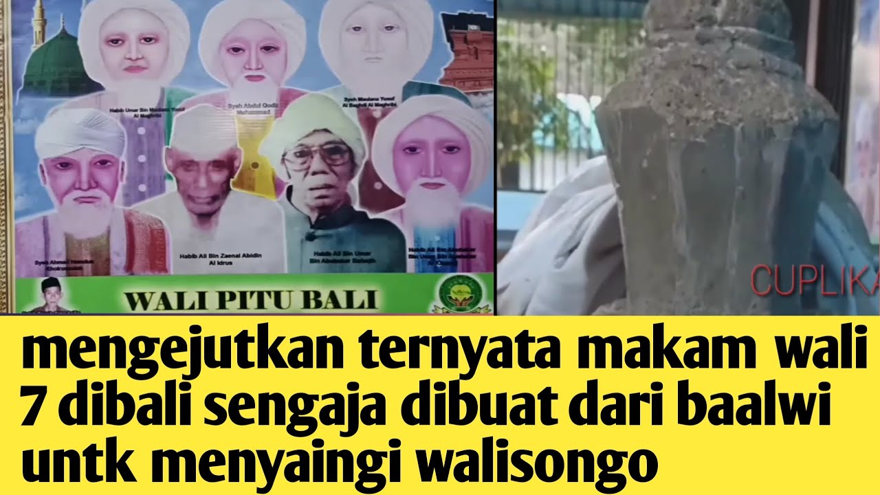 mengejutkan ternyata makam wali 7 dibali sengaja dibuat dari baalwi ...