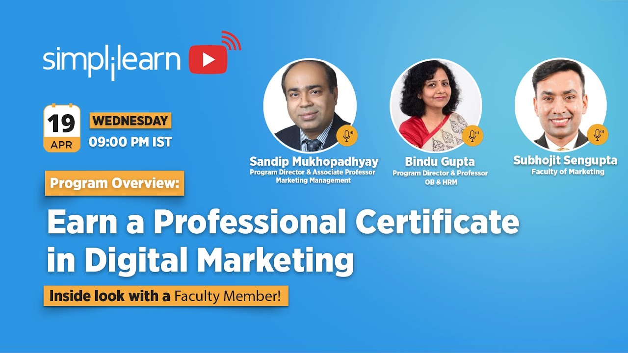 🔥Program Overview: Earn a Professional Certificate in Digital Marketing ...