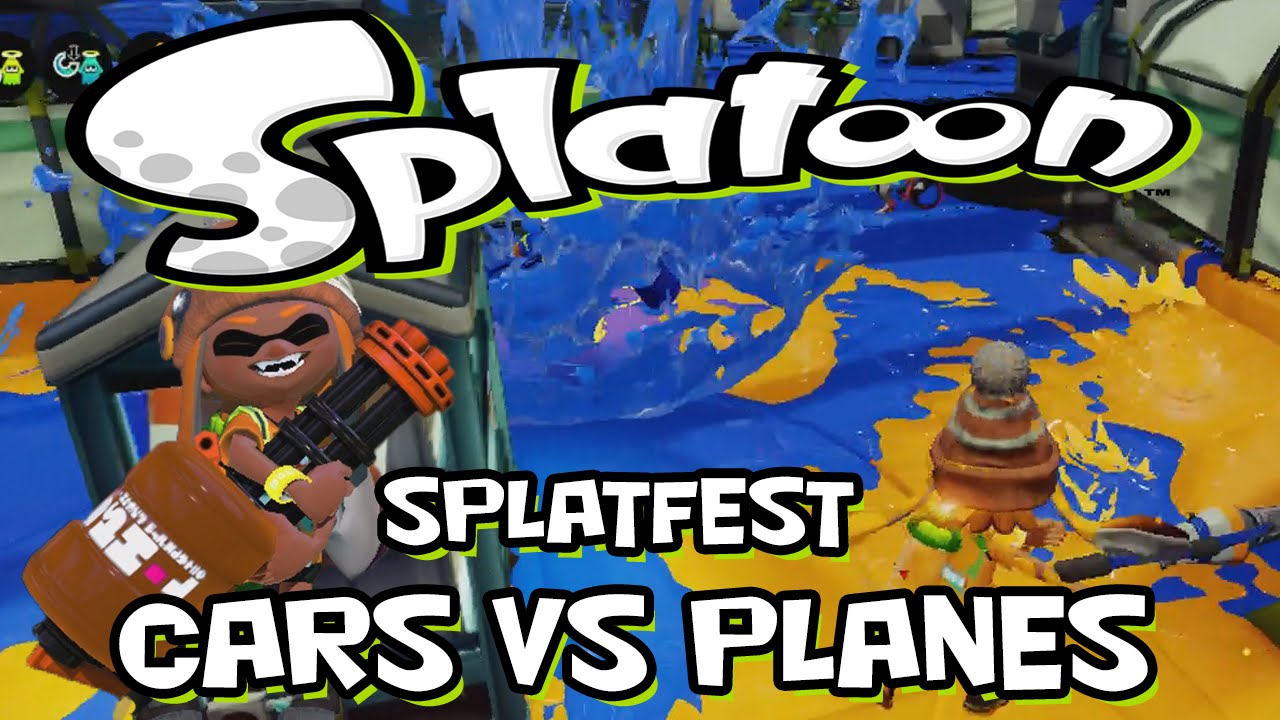 Splatoon - Splatfest Cars vs Planes - YouTube