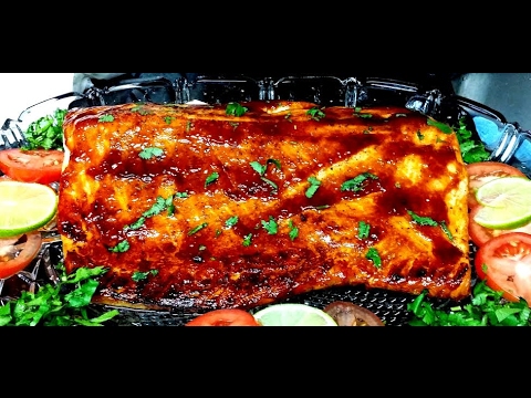 Easy Barbecue Salmon Recipe - YouTube
