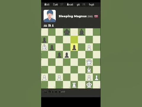 Chess Sleeping Magnus Checkmate - YouTube