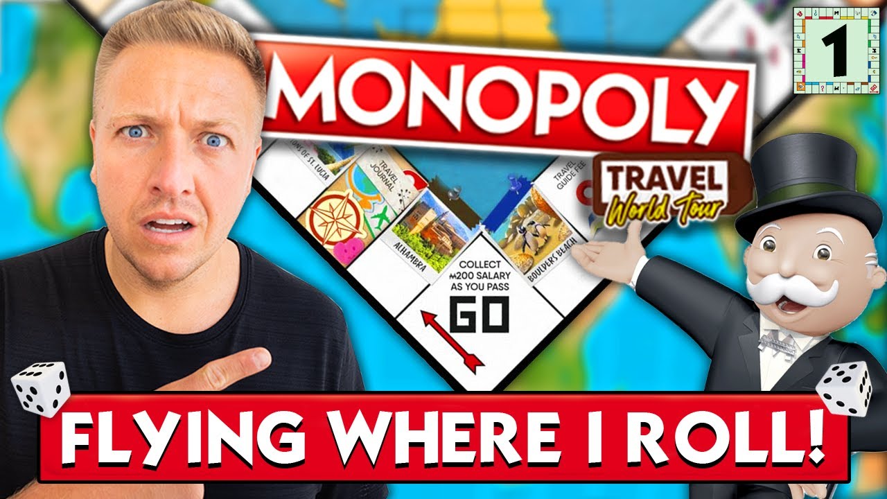 I Played Monopoly Travel Edition In Real Life - Episode 1 - YouTube