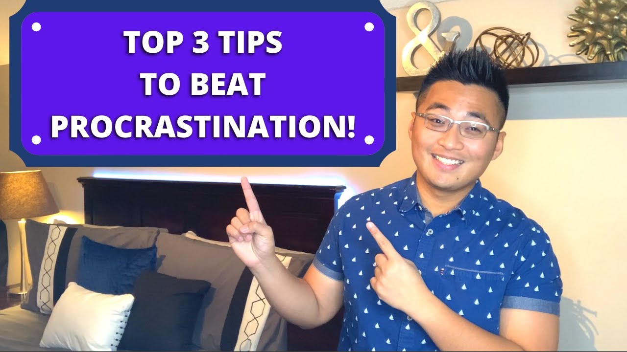 Let's Overcome Procrastination! (TOP 3 TIPS TO BEAT PROCRASTINATION FAST!) - MINDSET HACKS W ...