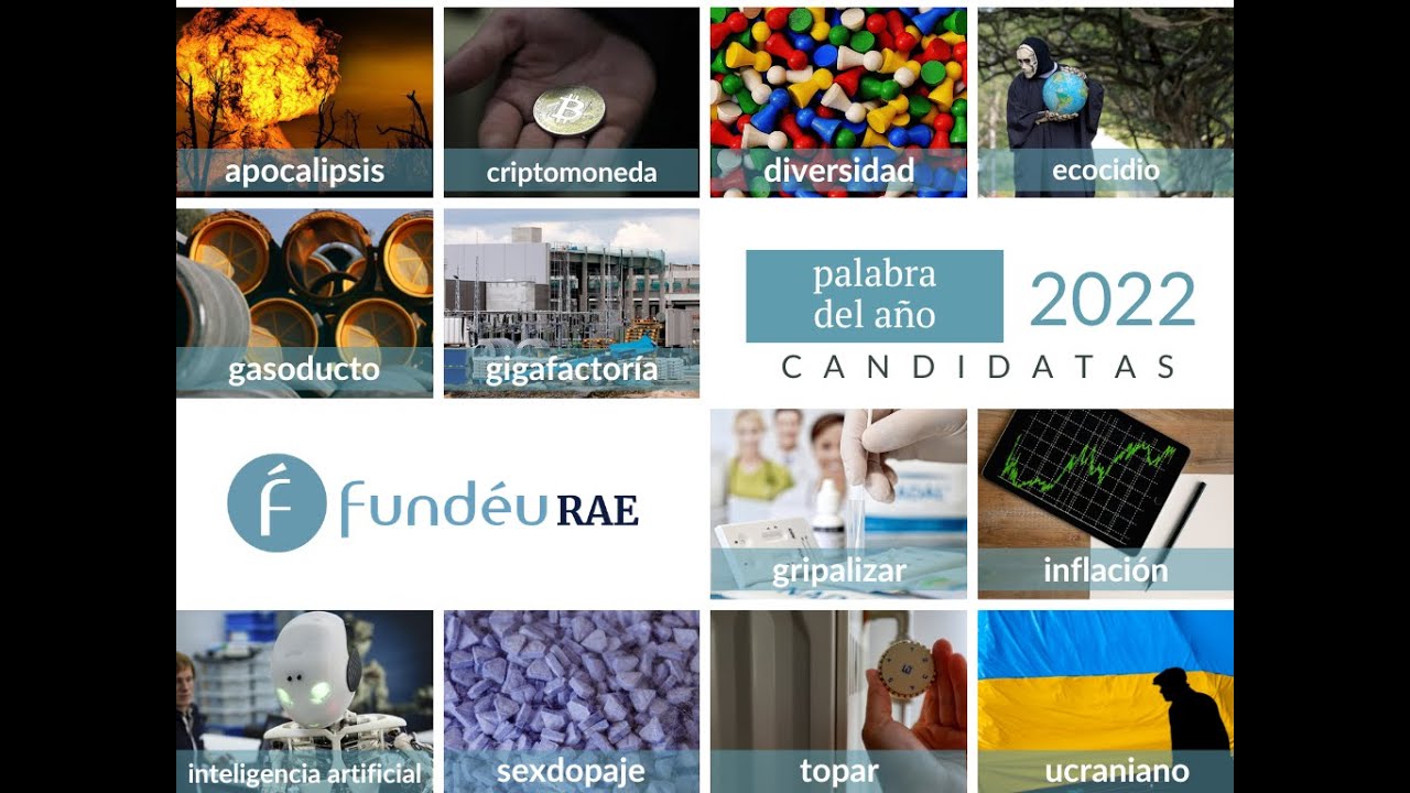 Candidatas a palabra del año 2022 de la FundéuRAE - YouTube