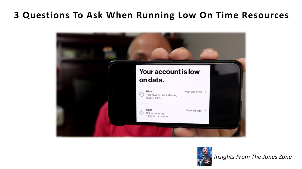 3 Questions To Ask When Running Low On Time Resources - YouTube