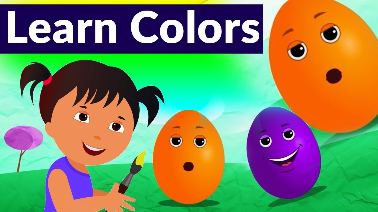 Learn Colors Surprise Eggs With Children - YouTube - YouTube