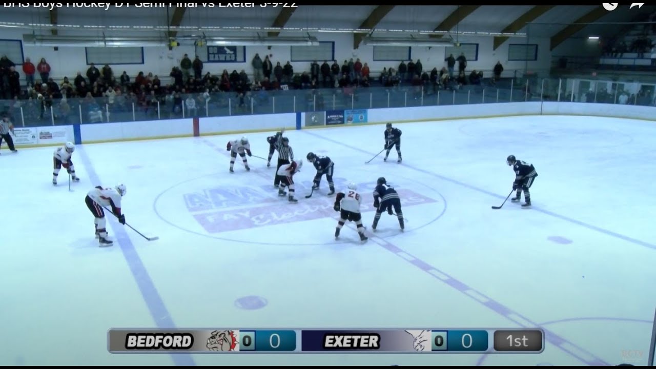 BHS Boys Hockey D1 Semi Final Bedford vs Exeter 3-9-22 - YouTube