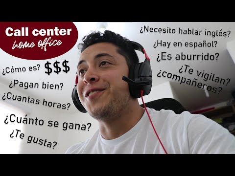 ¡Así es trabajar desde casa en un call center bilingue! ($ ¿cuánto se gana? $)