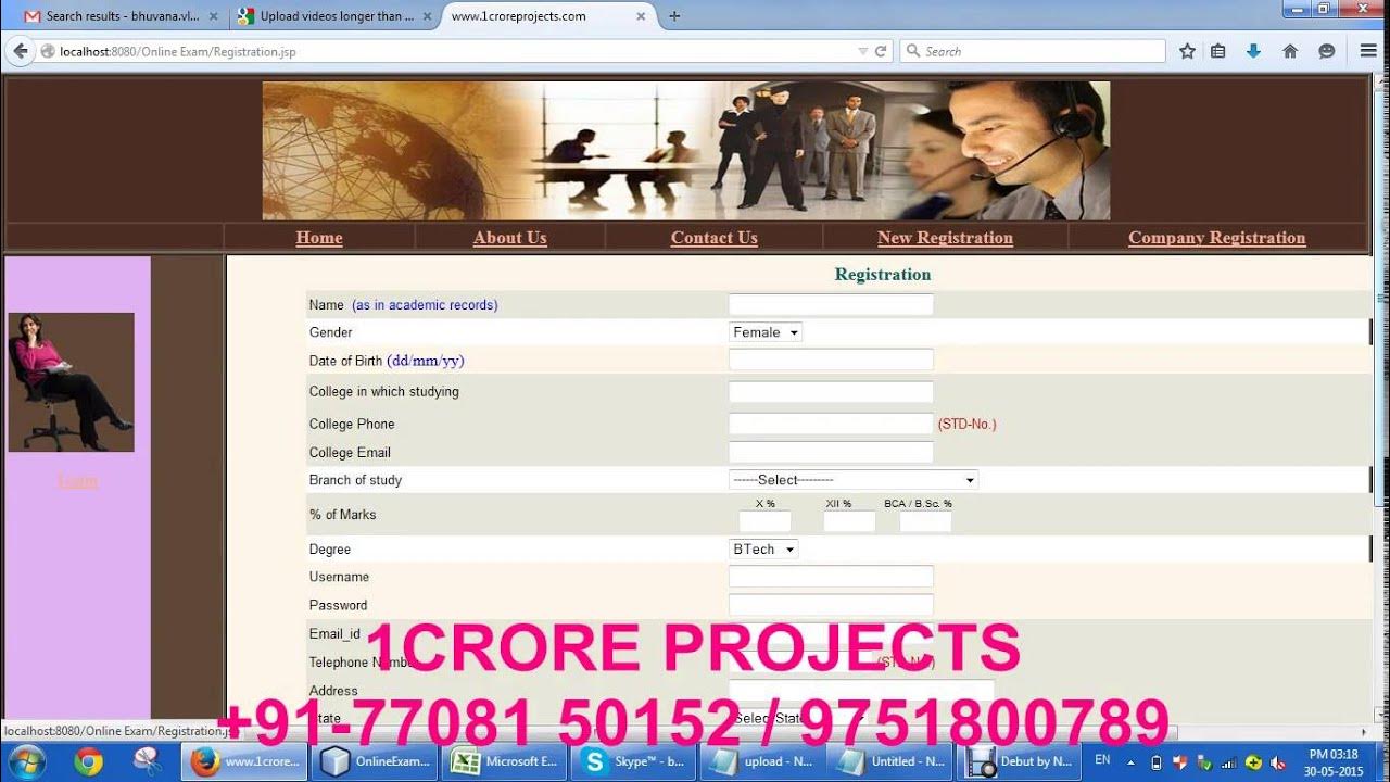Online Job Portal Using Java | 1Crore Projects - YouTube