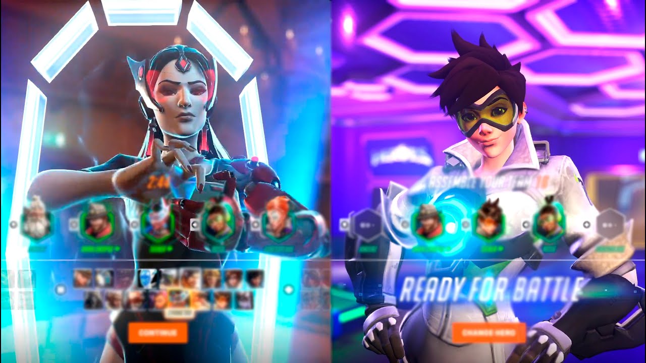 SEEKER SYMMETRA AND TRACER GAMEPLAY! OVERWATCH 2 TOP 500 - YouTube