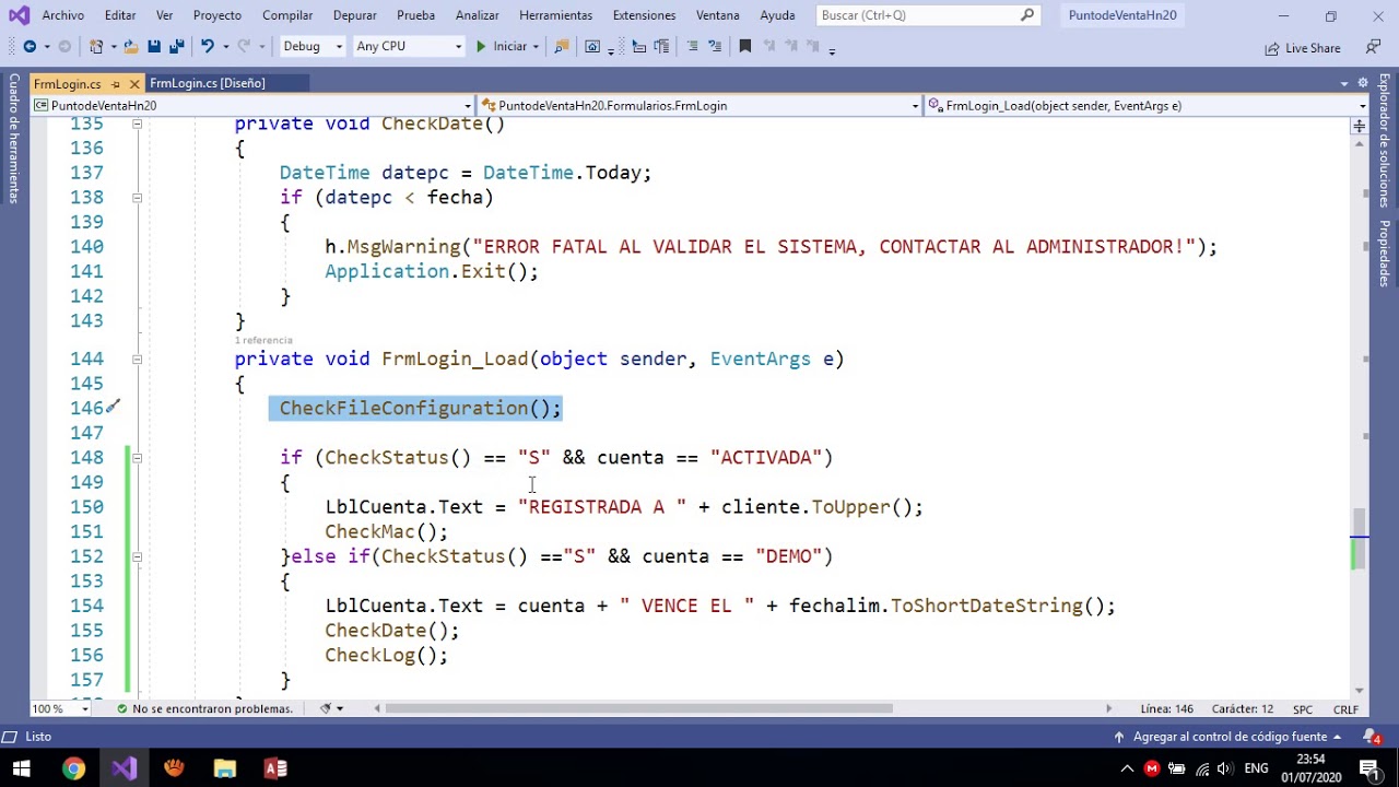 10 - Conexión a SQL Server y Login - YouTube