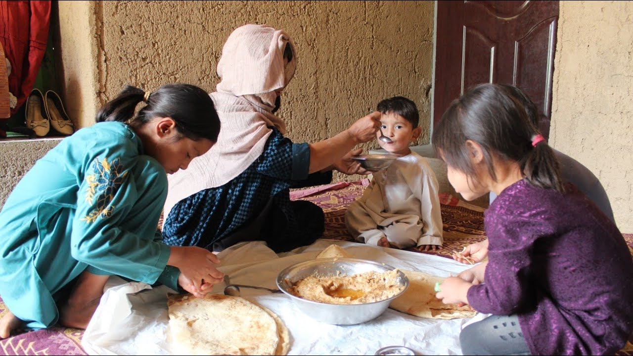 RuRal life in Village | Village food | Village COOKINGPlant bread - YouTube