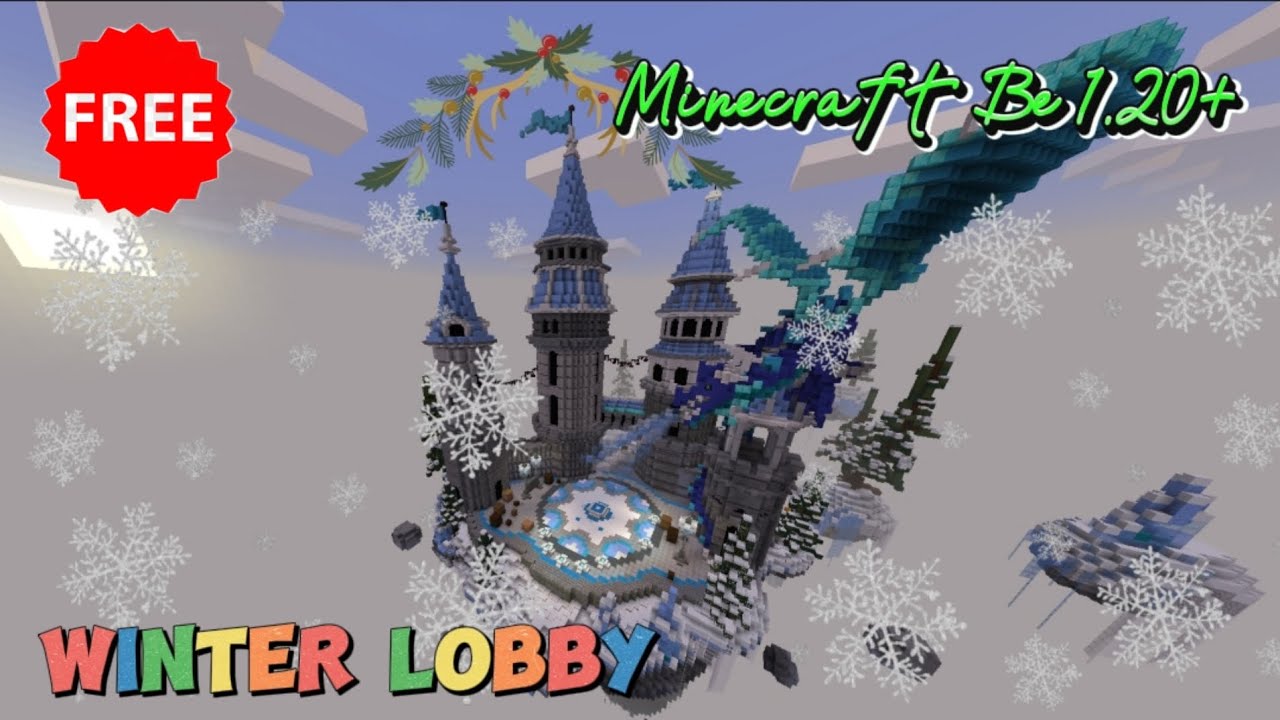Minecraft Map Lobby Christmas /Winter | Free Download | By AIPTU - YouTube