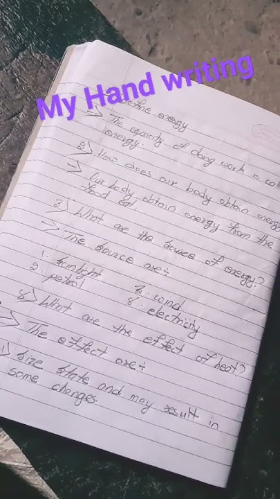 my hand writing,,. - YouTube