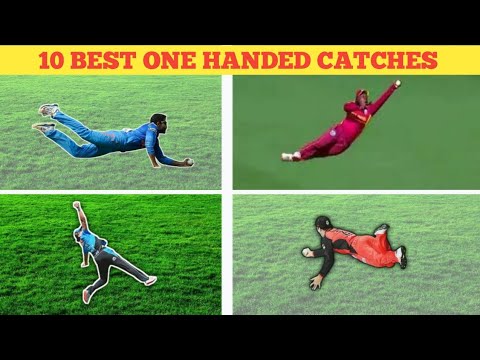 10 UNBELIEVABLE one handed Catches in Cricket - YouTube
