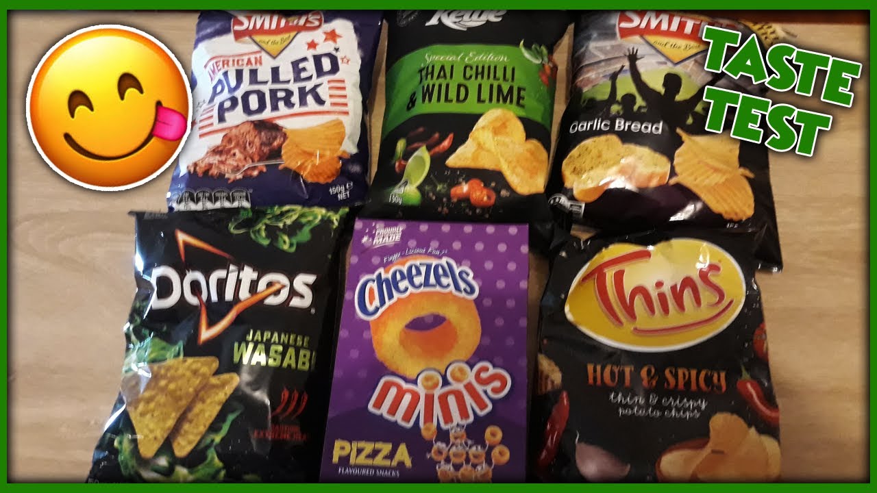 Special & Limited Edition Chips Taste Testing! - YouTube