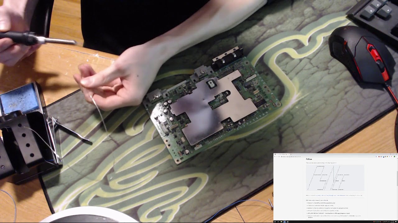 PSNEE Modchip install in PS1 SCPH-7501 - YouTube