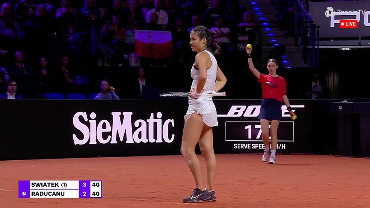 Stuttgart Open 2024 : Iga Swiatek vs Emma Raducanu | Tennis Highlights - YouTube