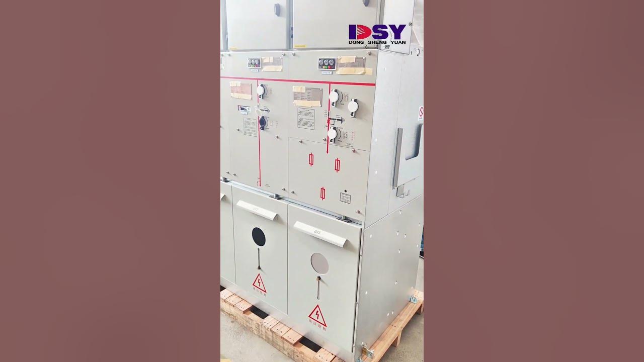 10kv SF6 gas insulated switchgear for power distribution system - YouTube