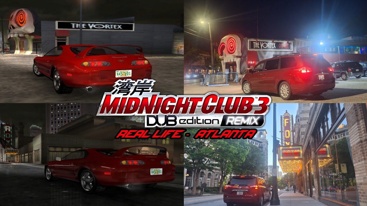 Midnight Club 3 Atlanta in Real Life - YouTube