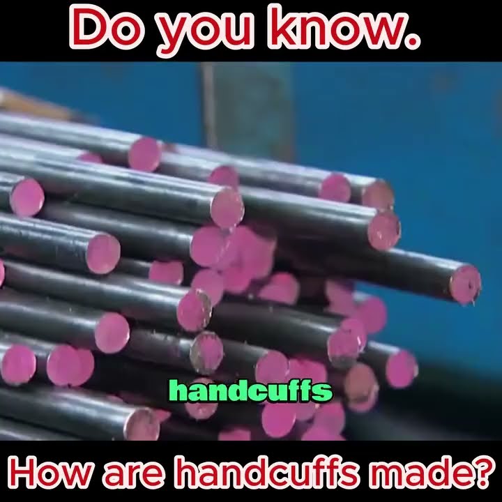Handcuffs Making! 🔗 | How Handcuffs Are Made in Factorie - YouTube
