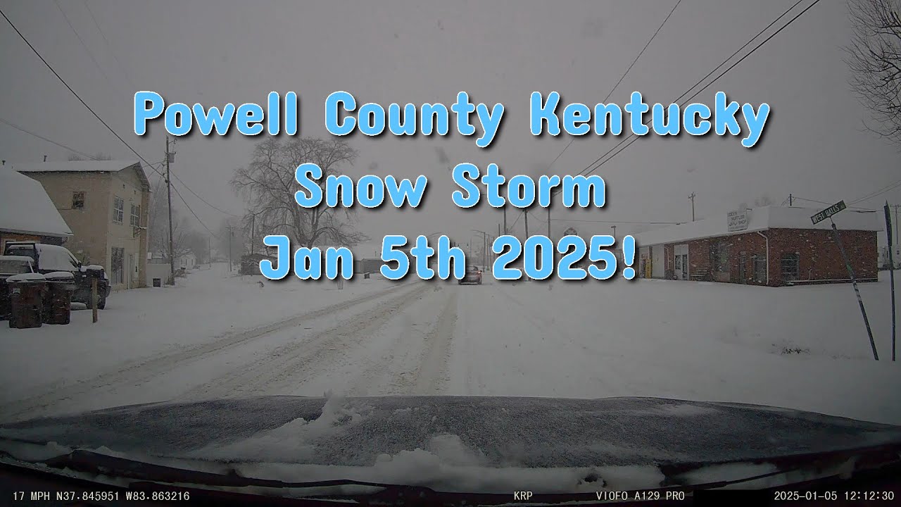 Riding the Storm Out in Powell County Kentucky! January 5th 2024 - YouTube