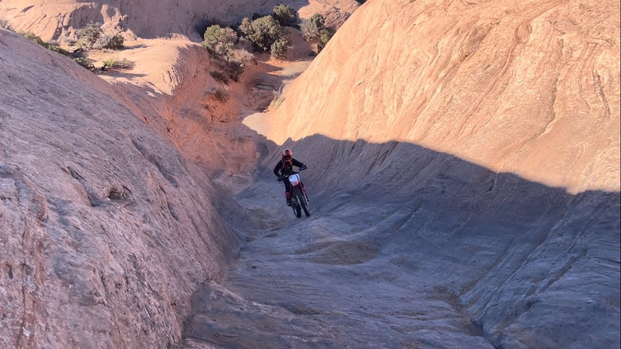 Hells Gate Attempted on a Dirt bike - YouTube