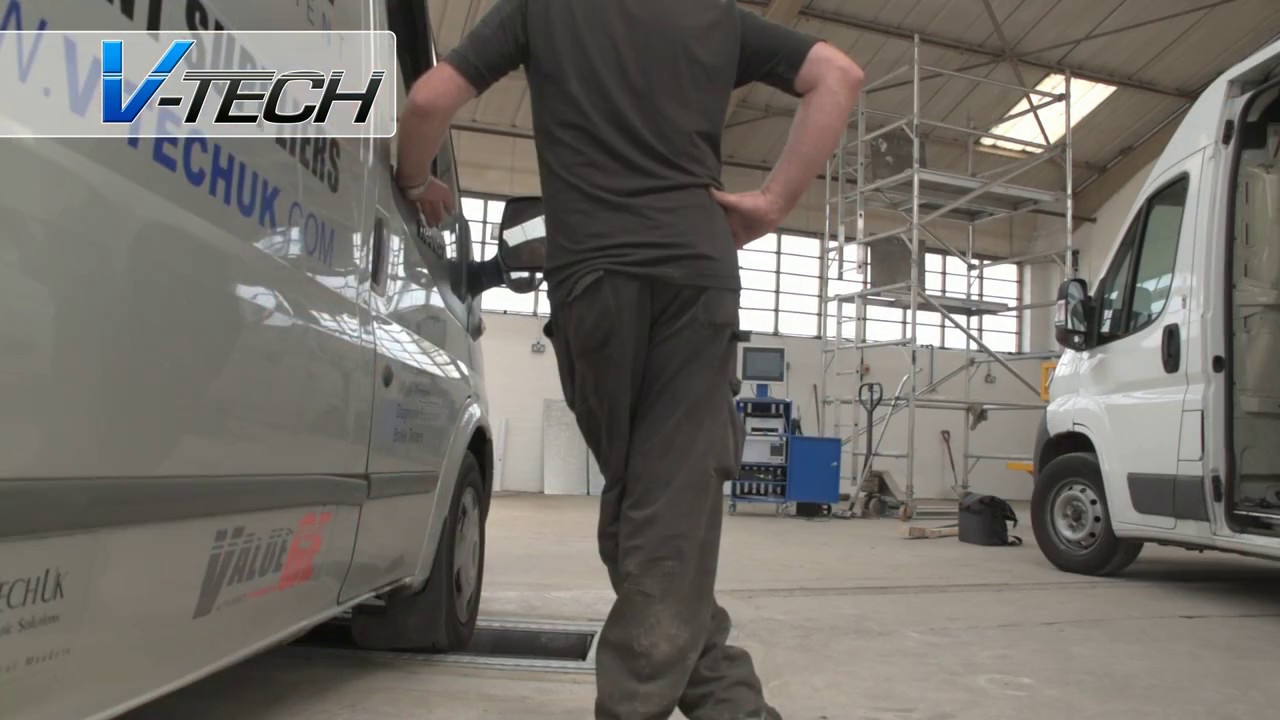 V-Tech Product focus BM4010 Class 7 in ground roller brake tester - YouTube