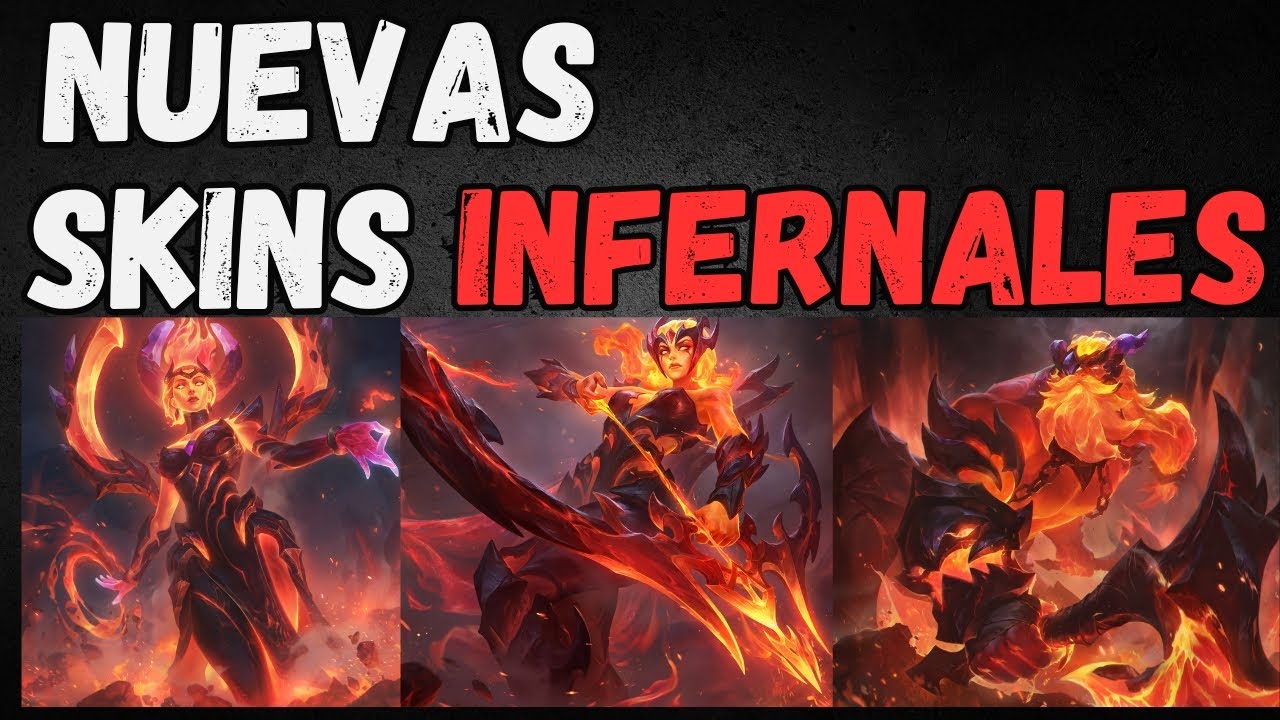 NUEVAS SKINS INFERNALES PARA ASHE - KARMA - OLAF | League of legends ...
