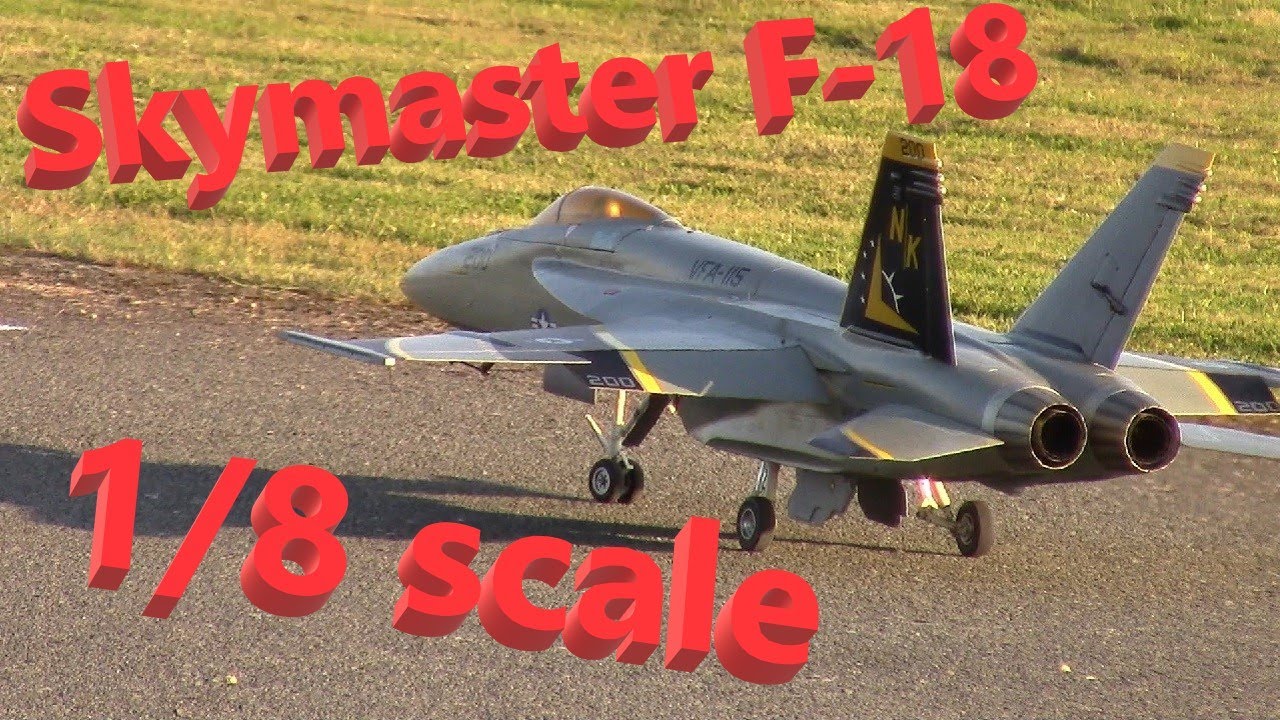 Fantastic Skymaster F-18 with turbine tearing up the skies @Maubeuge ...