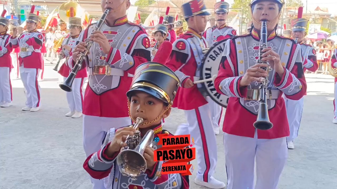 Sta Monica Band | Drill & Majorettes Presentation - Araw Ng Tanza ...