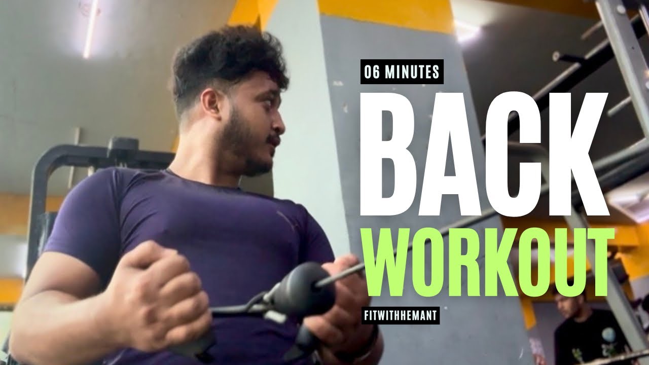 Ultimate Back Workout at Gym | Build Strong & Wide Back | Fatloss ...