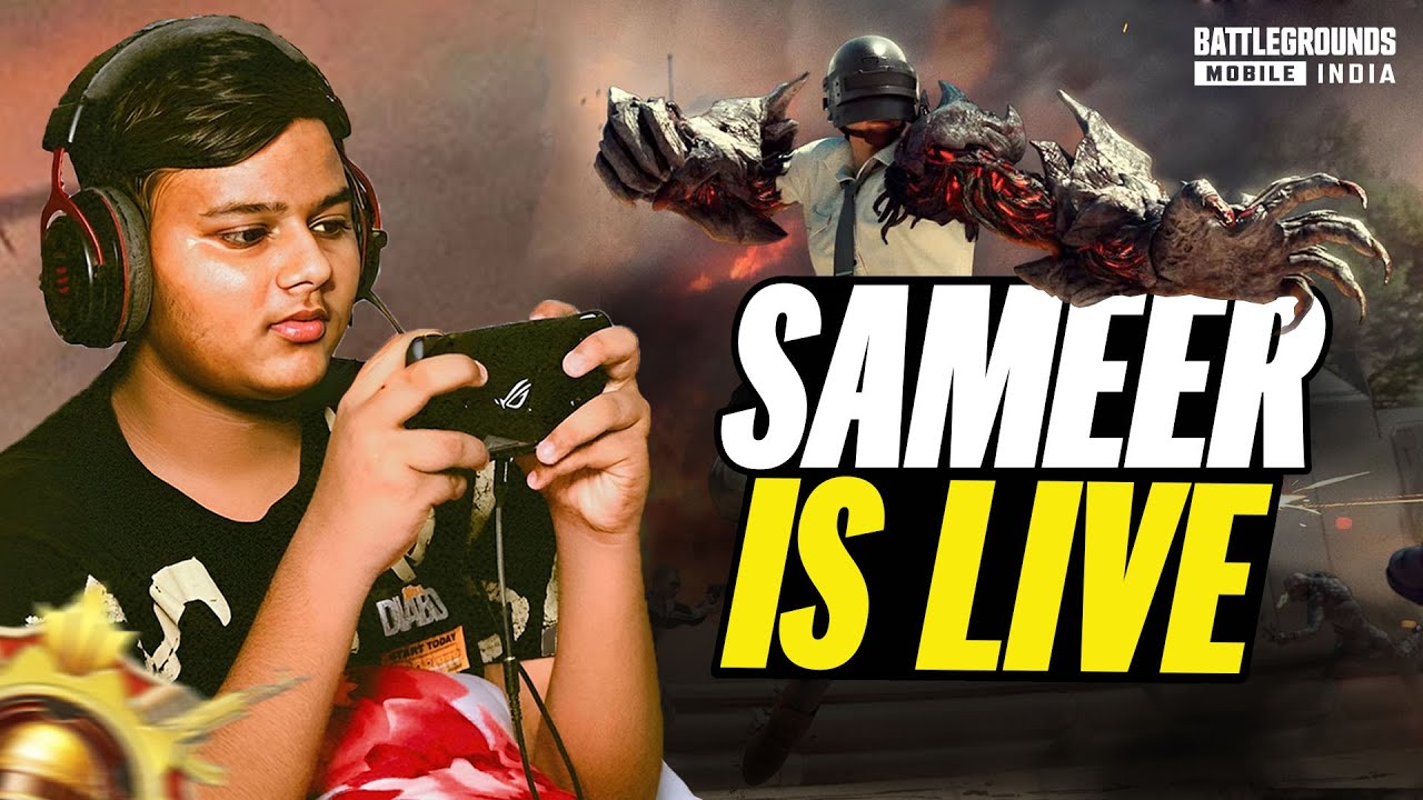 NEW ZOMBIE MODE 😍 | BGMI LIVE STREAM | SAMEER PLAYS - YouTube