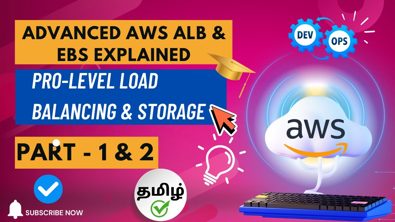 Advanced AWS ALB & EBS in DevOps (தமிழ்) | Part 1 & Part 2 #aws #alb #ebs #devops #tamildevops ...