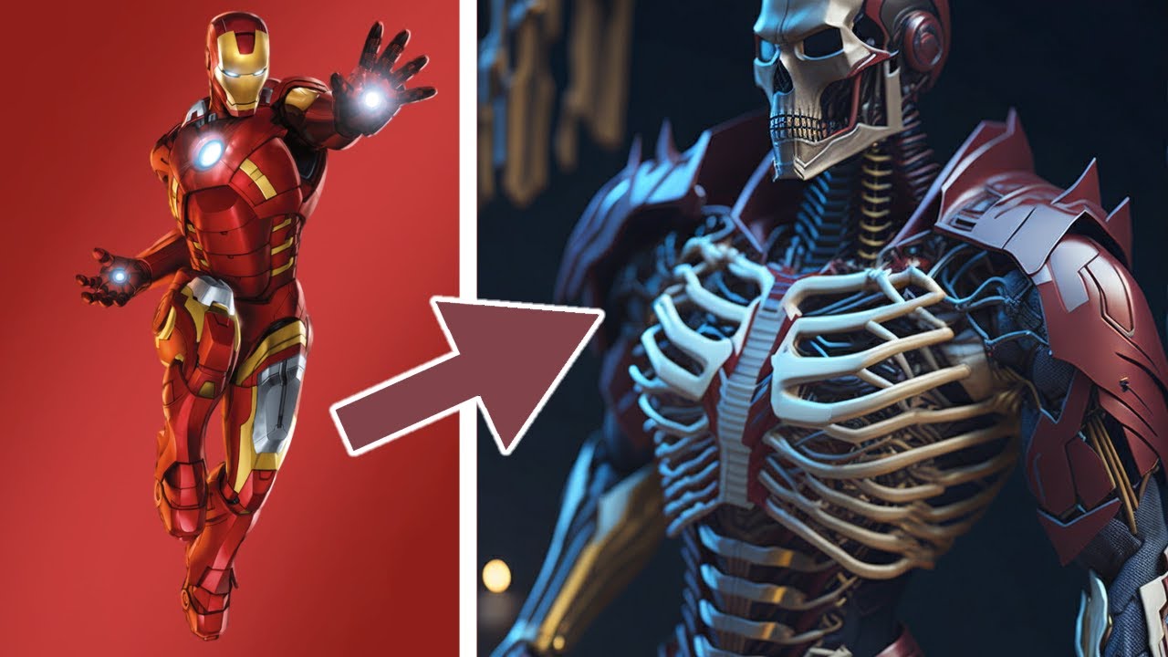 SUPERHEROES MARVEL DC Avengers BUT Skeleton All Characters - YouTube