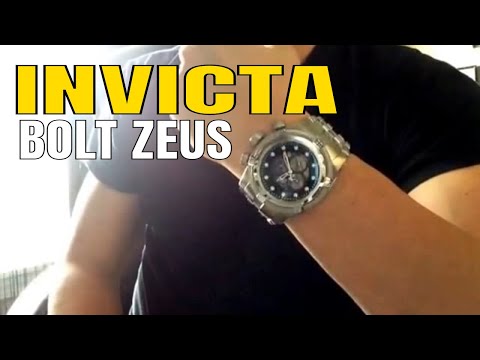 Invicta Watches Review : Invicta Bolt Zeus Watch - YouTube